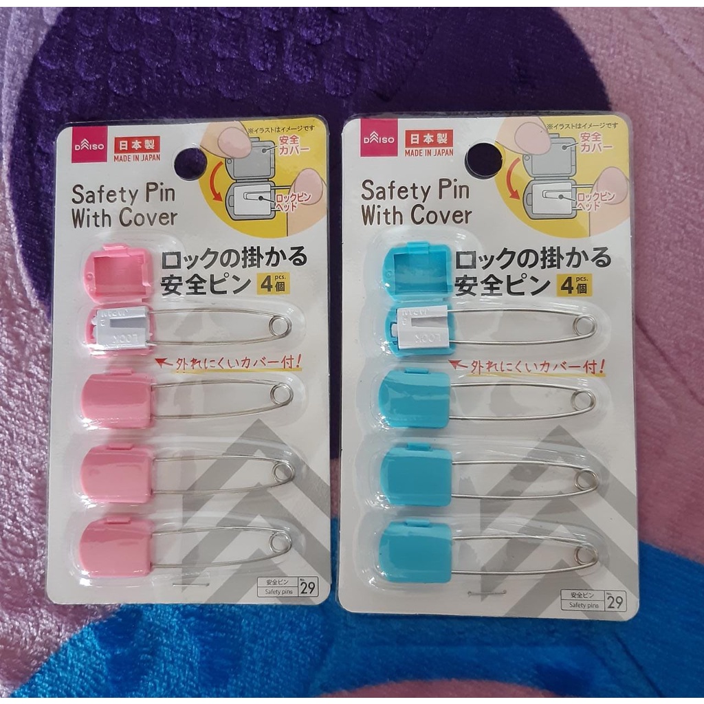 Jual Daiso-Safety Pin With Cover Japan | Shopee Indonesia
