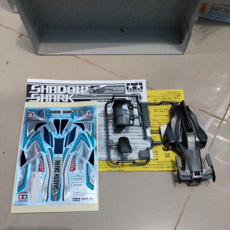 Jual Tamiya Bodi /Body Shadow Shark + Decal | Shopee Indonesia