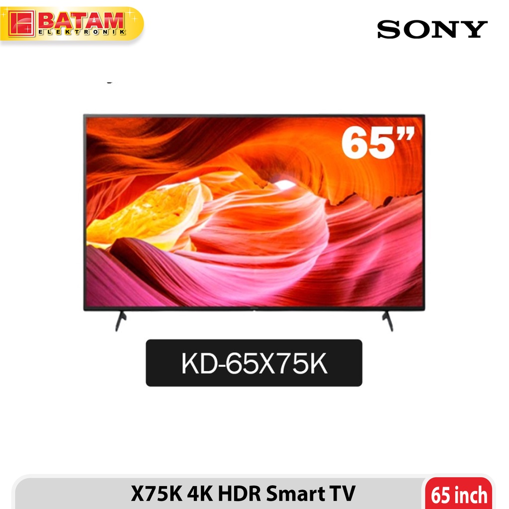 Jual Sony Bravia X75K 4K HDR Smart TV 65 Inch KD-65X75K / LED KD65X75K - KD-65X75K - PEKANBARU ...