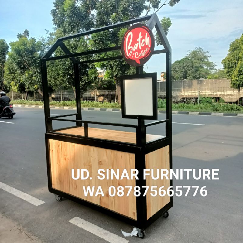 Jual gerobak kopi, booth kuliner, booth jualan | Shopee Indonesia