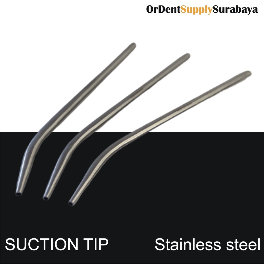 Jual Suction Tip stainless steel sen shan dental instrument /Suction ...