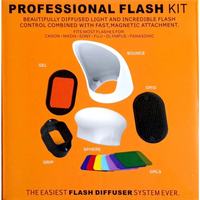 Jual Fdv Professional Flash Magnetic Diffuser Kit - Magmod/Selens ...