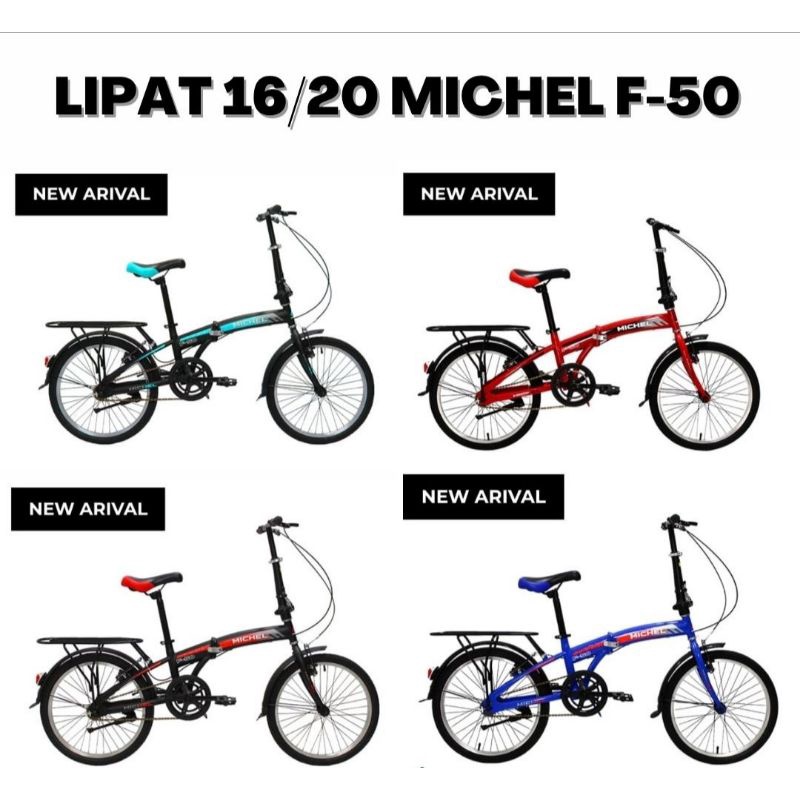 Jual SEPEDA LIPAT 20 INCI MICHEL F50 1 SPEED FOLDING BIKE DEWASA ...