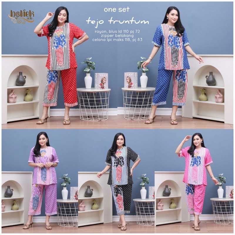 Jual ONE SET TEJO TRUNTUM SETELAN BATIK MBOK JAMU CANTIK KEKINIAN | Shopee Indonesia