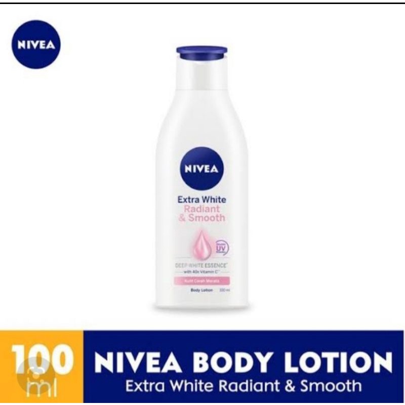 Jual Nivea Body Care Extra White Radiant & Smooth Body Lotion 100ml ...