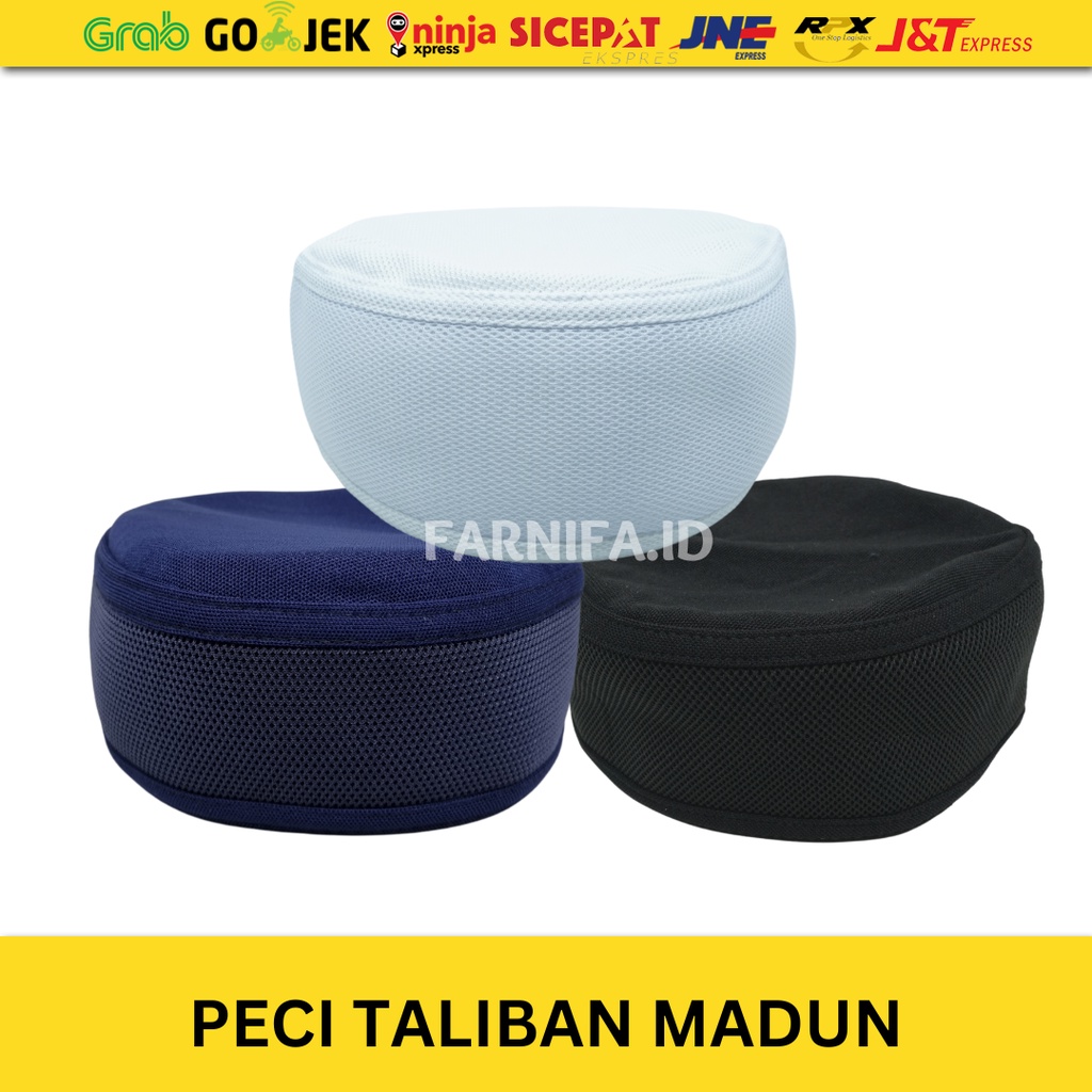 Jual Peci Taliban Madun Peci Songkok Kopiah Taliban Peci Hitam Polos ...