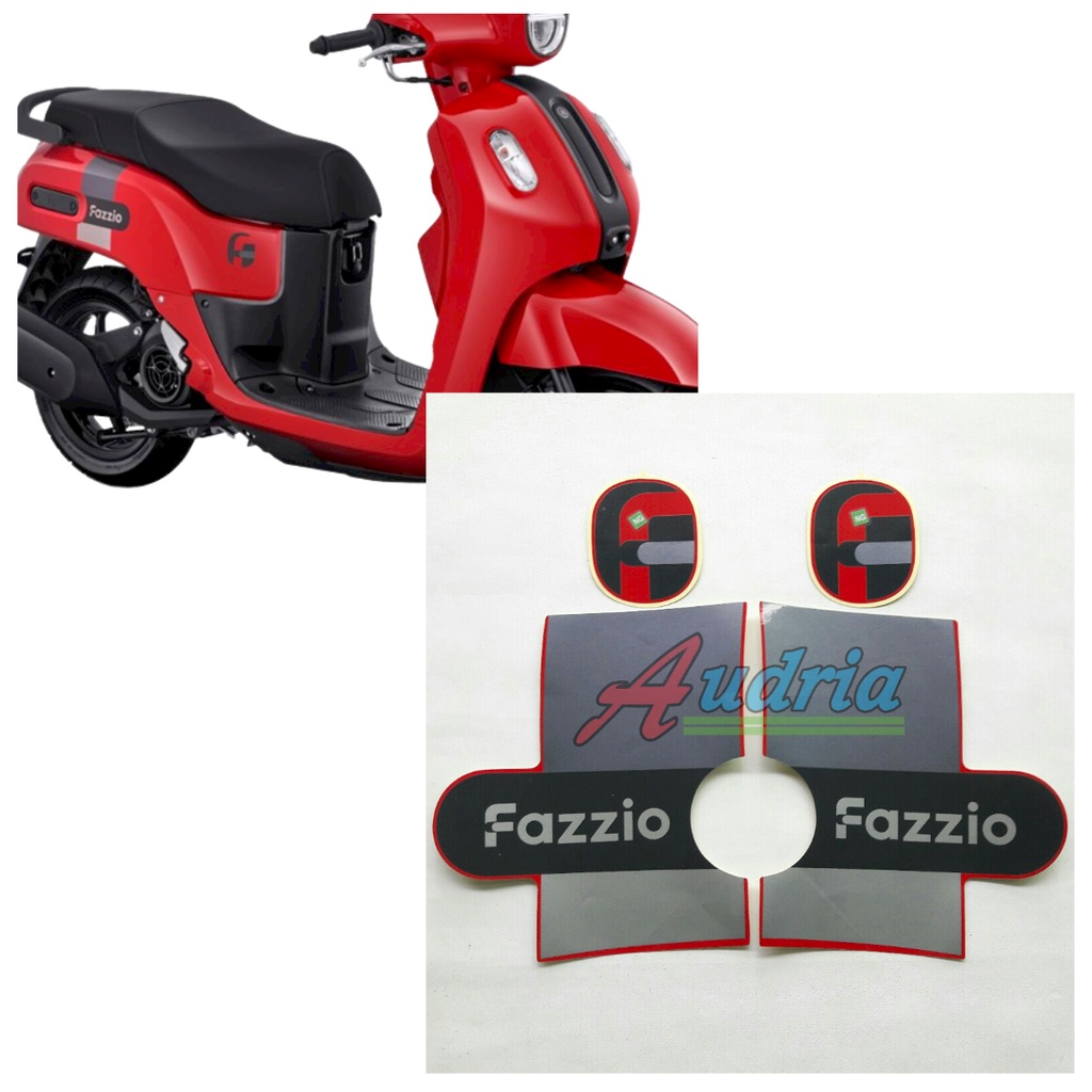 Jual Sticker striping motor yamaha fazzio 2022 merah | Shopee Indonesia
