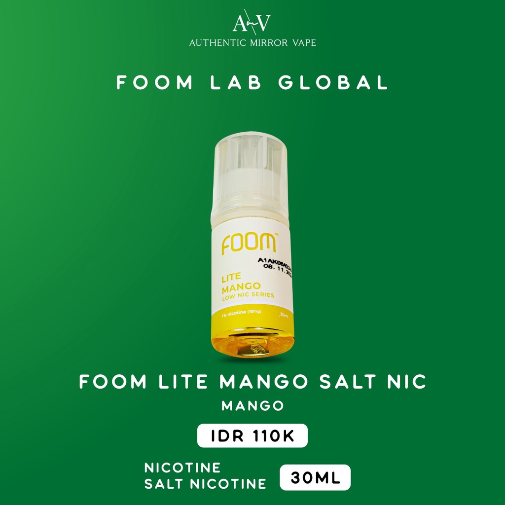 Jual Foom Lite Mango Salt Nic 30ML by Foom Lab - LS | Shopee Indonesia