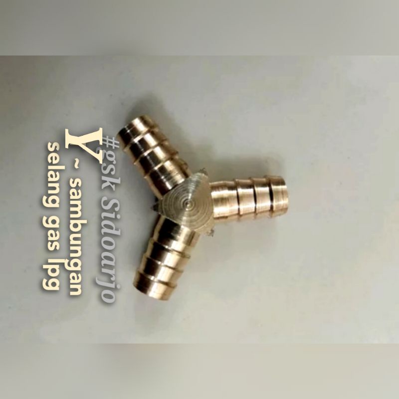 Jual sambungan selang Y 3/8" / sambungan selang kompor gas lpg | Shopee ...