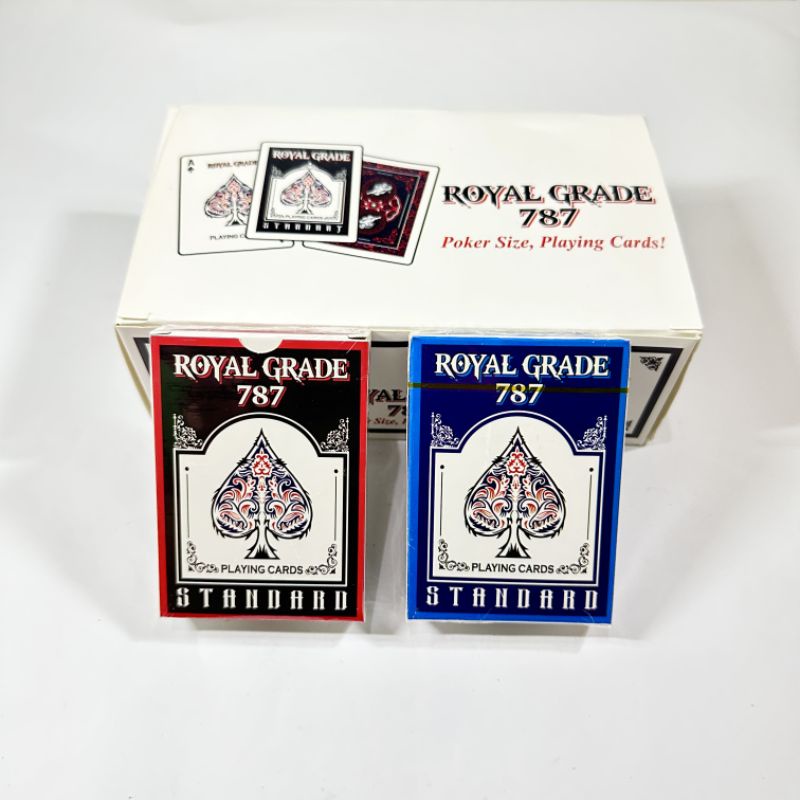 Jual (12 pcs) Kartu Remi Royal Grade 787 Playing Card | Shopee Indonesia