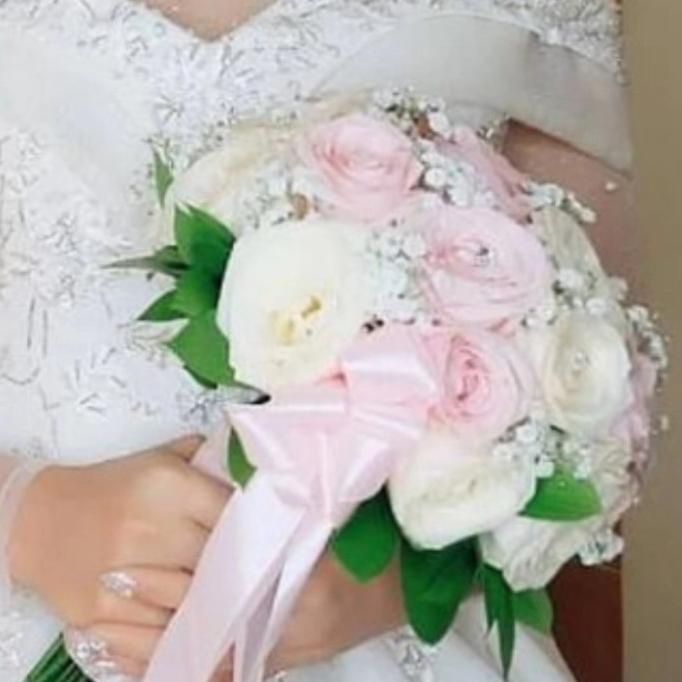 Jual Bunga Tangan Pengantin, Model Rustic, Bunga Mawar Asli, | Shopee ...