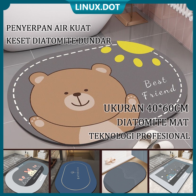 Jual 60*40cm Ketebalan Tinggi Keset Kaki Diatomite Nyerap Air Anti ...