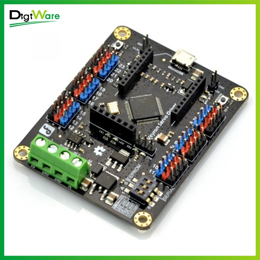Jual Veyron Servo Driver 24 Channel PWM TTL DFRobot | Driver Servo 24 ...