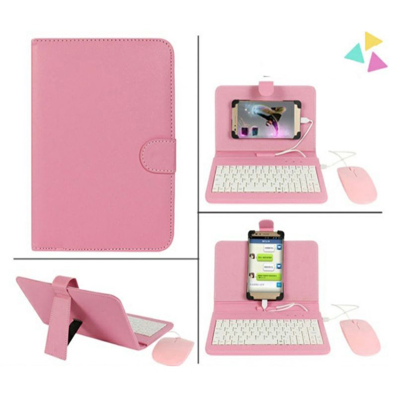 Jual Keyboard Hp Android For OTG/keyboard Wired Free Mouse | Shopee ...