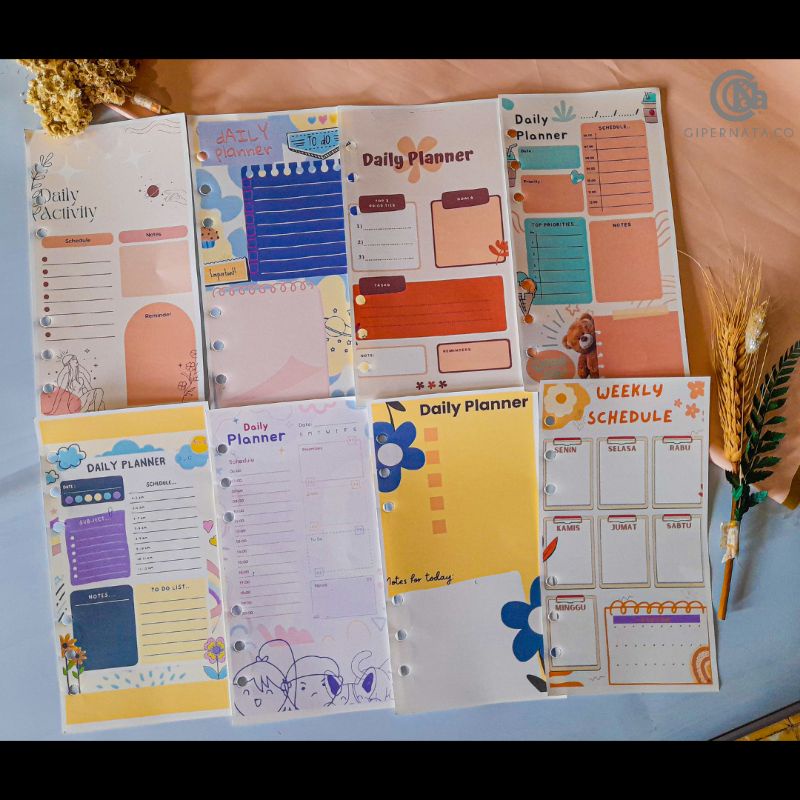 Jual UANG PLANNER FINANCIAL PLANNER KERTAS ISI BINDER A6 RING 6 SINKING ...