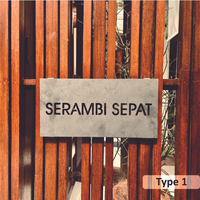 Jual INDUSTRIAL METAL SIGN / NOMOR RUMAH BESI TANPA CAT | Shopee Indonesia