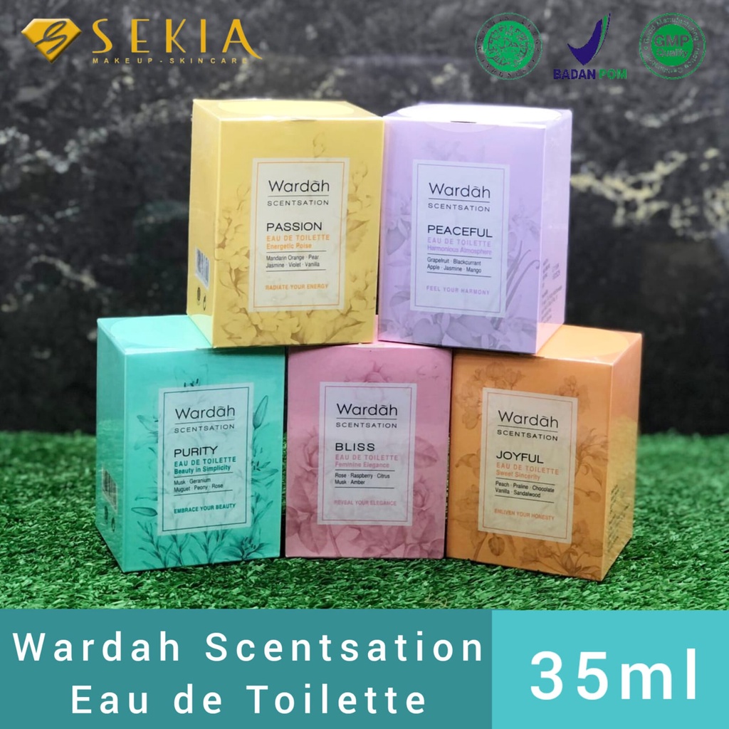 Jual WARDAH SCENTSATION EAU DE TOILETTE/ WARDAH PARFUM/ PARFUM | Shopee ...
