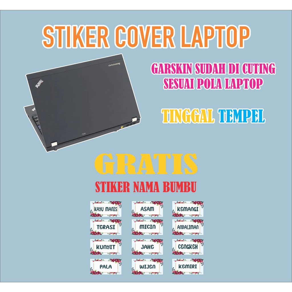 Jual STIKER GARSKIN/ COVER LAPTOP LENOVO YOGA L380 | Shopee Indonesia