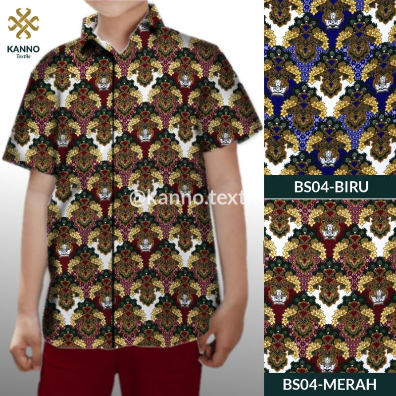 Jual KAIN BATIK SERAGAM SEKOLAH SD SMP SMA BAHAN BSY SANWOS BS04 WARNA MERAH/BIRU | Shopee Indonesia