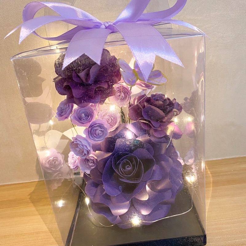 Jual PARADISE FLOWER BOX / PAPER FLOWER BOX / KADO BOX BUNGA / GARDEN ...