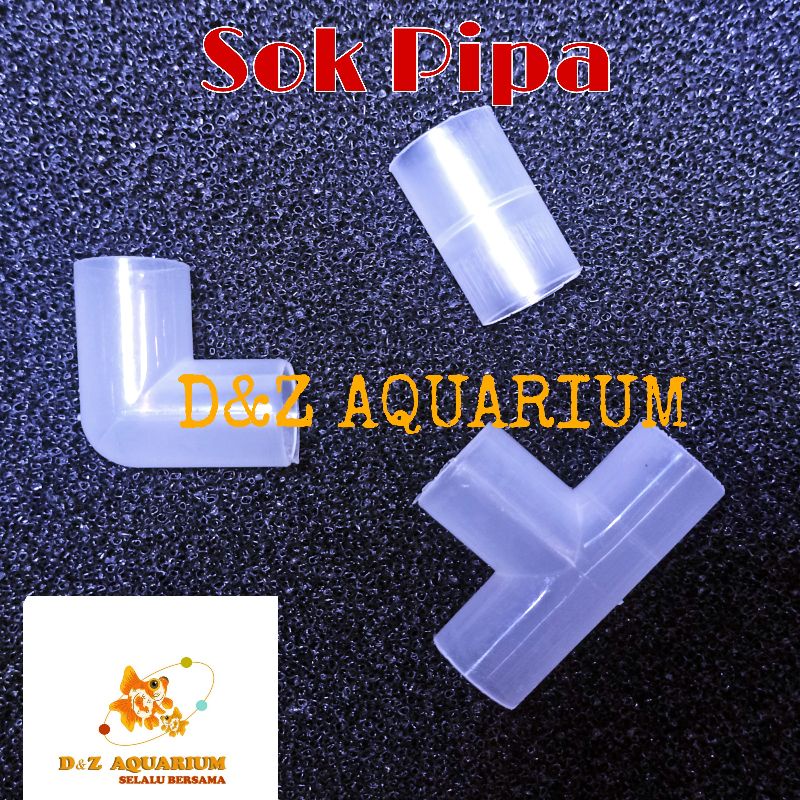Jual SOK Keni Undergravel Sambungan Pipa Aquarium Bentuk I L T i Lurus ...