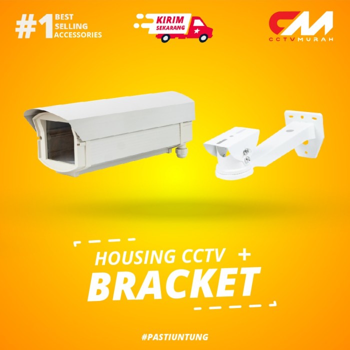 Jual Housing + Bracket Cctv Outdoor Tiang | Shopee Indonesia