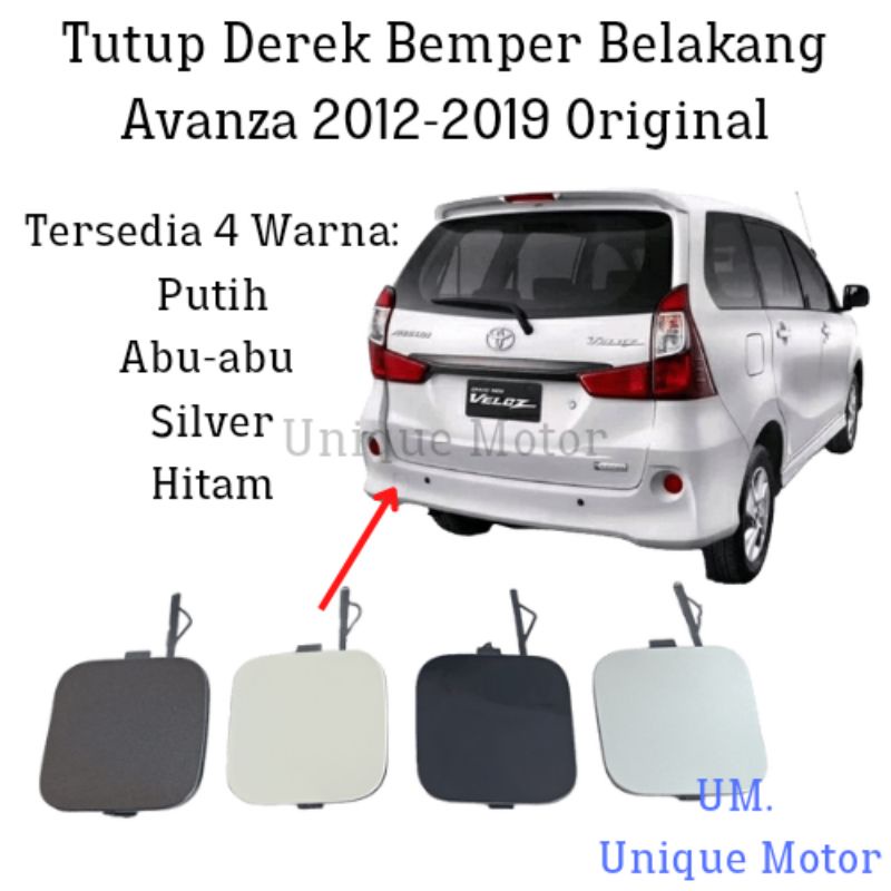 Jual Tutup Derek Bemper Belakang Avanza 2012-2019 Original | Shopee ...