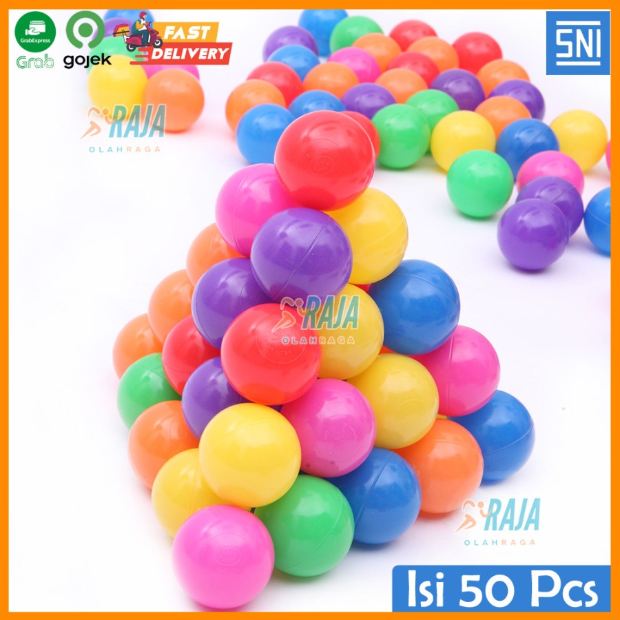 Jual Mainan Anak Mandi Bola Anak Pelangi Isi 50 Pcs | Shopee Indonesia