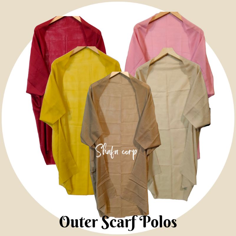 Jual OUTER SCARF VOAL POLOS | Shopee Indonesia