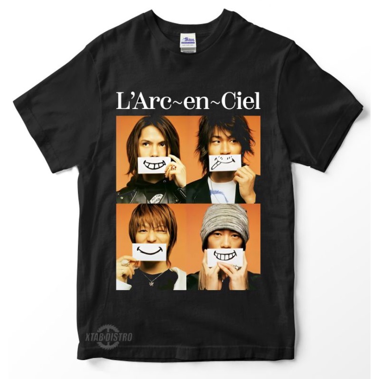 Jual kaos L'ARC EN CIEL Premium tshirt larc en ciel kaos band rock ...