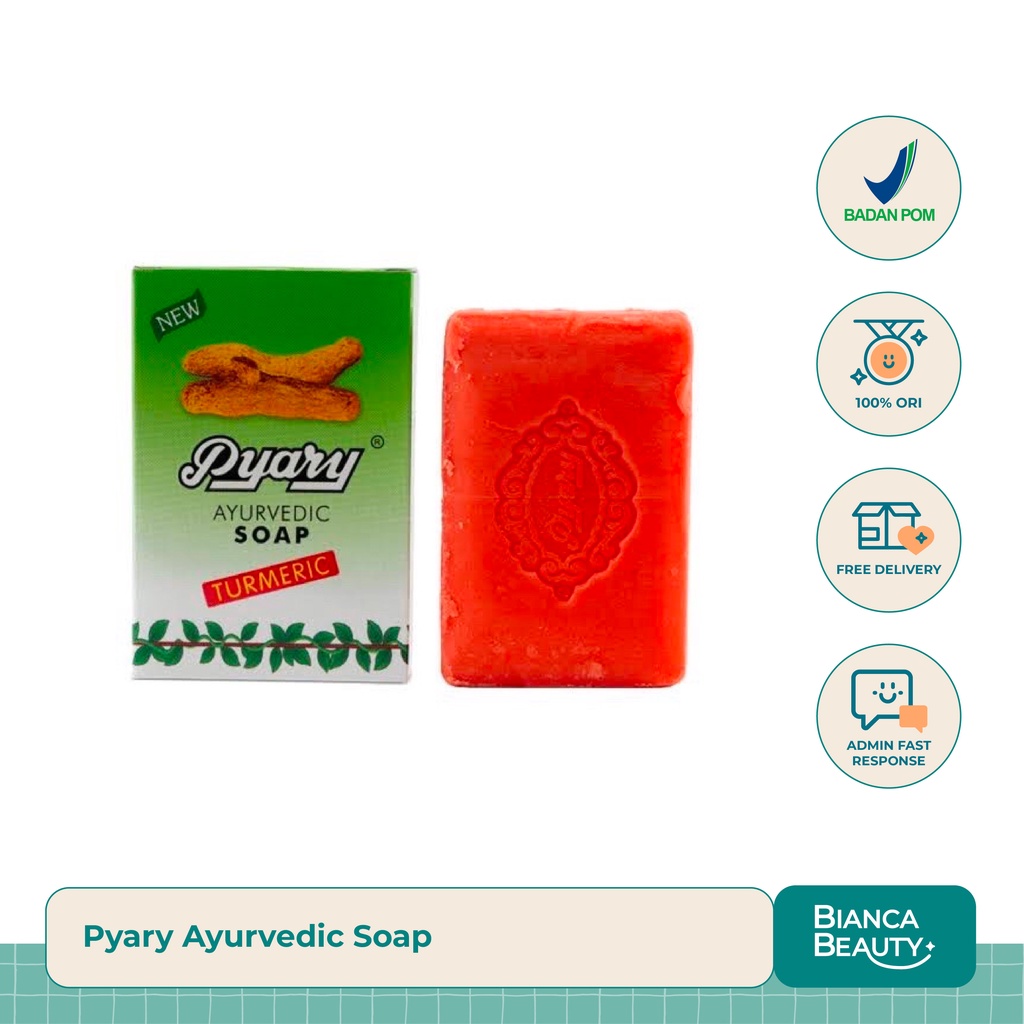 Jual Pyary Turmeric Ayurvedic Soap | Shopee Indonesia