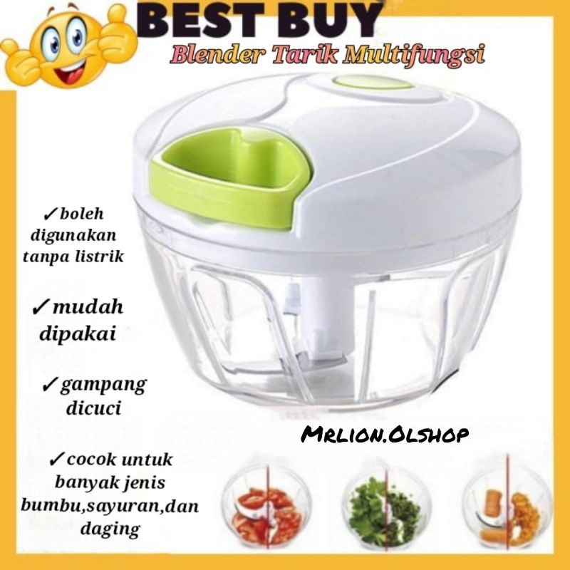 Jual Alat Cincang Hand Pulled Kitchen Grinder Food Chopper/blender ...