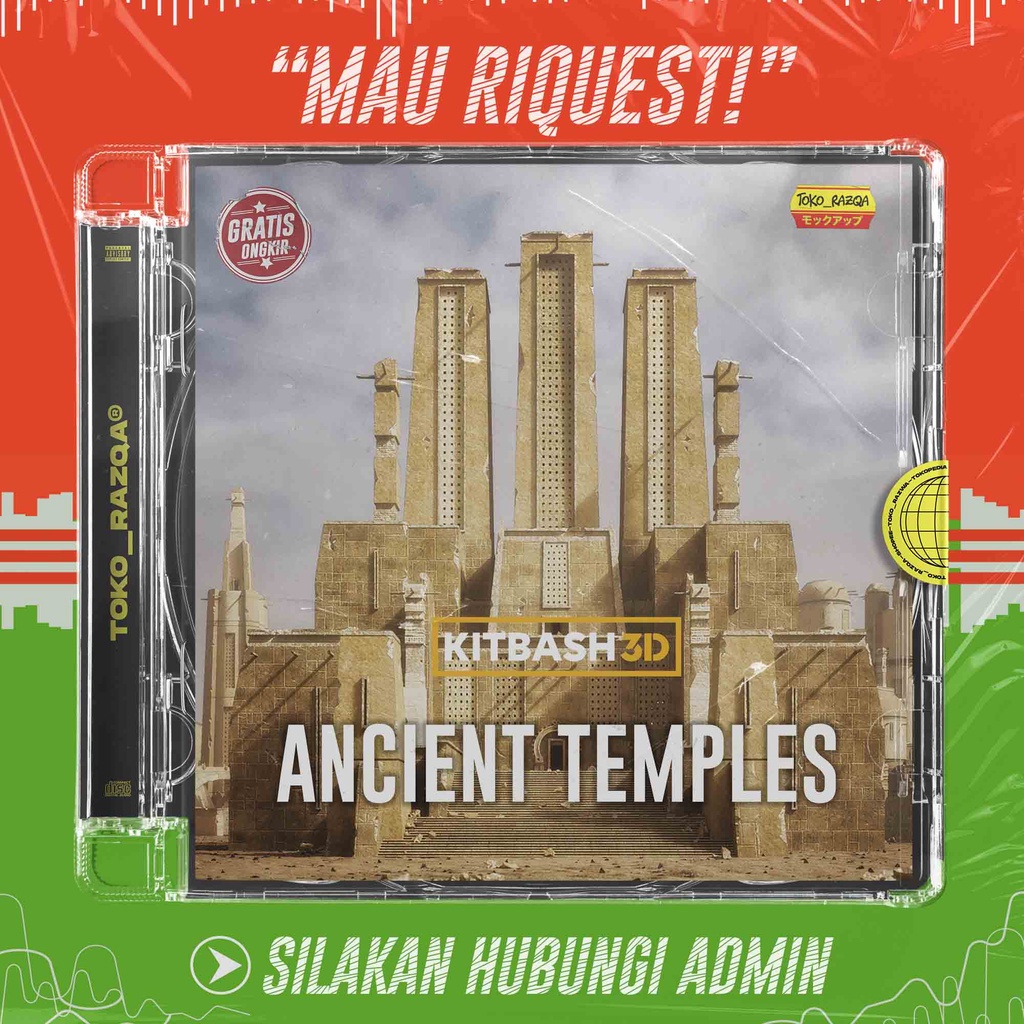 Jual KITBASH3D - ANCIENT TEMPLES 3D ASSETS | Shopee Indonesia