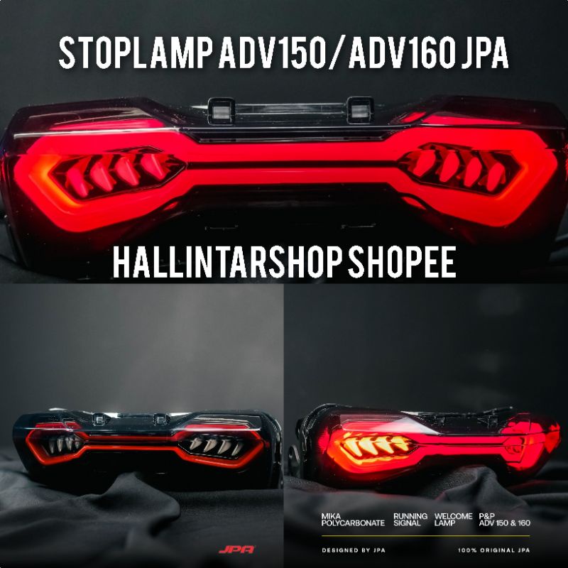 Jual Lampu Stoplamp Led 3in1 Motor Honda ADV-160 / ADV 150 JPA Original ...