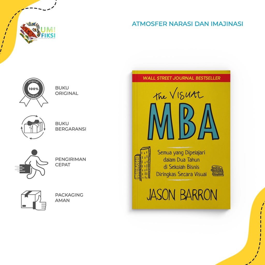 Jual Buku Pengembangan Diri The Visual MBA - Renebook - Jason Barron ...