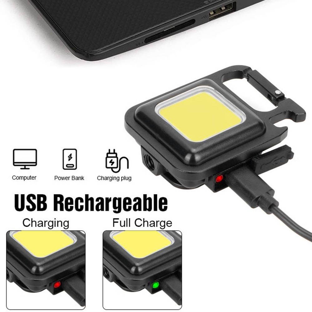 Jual Mini Senter Gantungan Kunci Multifungsi Keychain Led Senter Saku ...