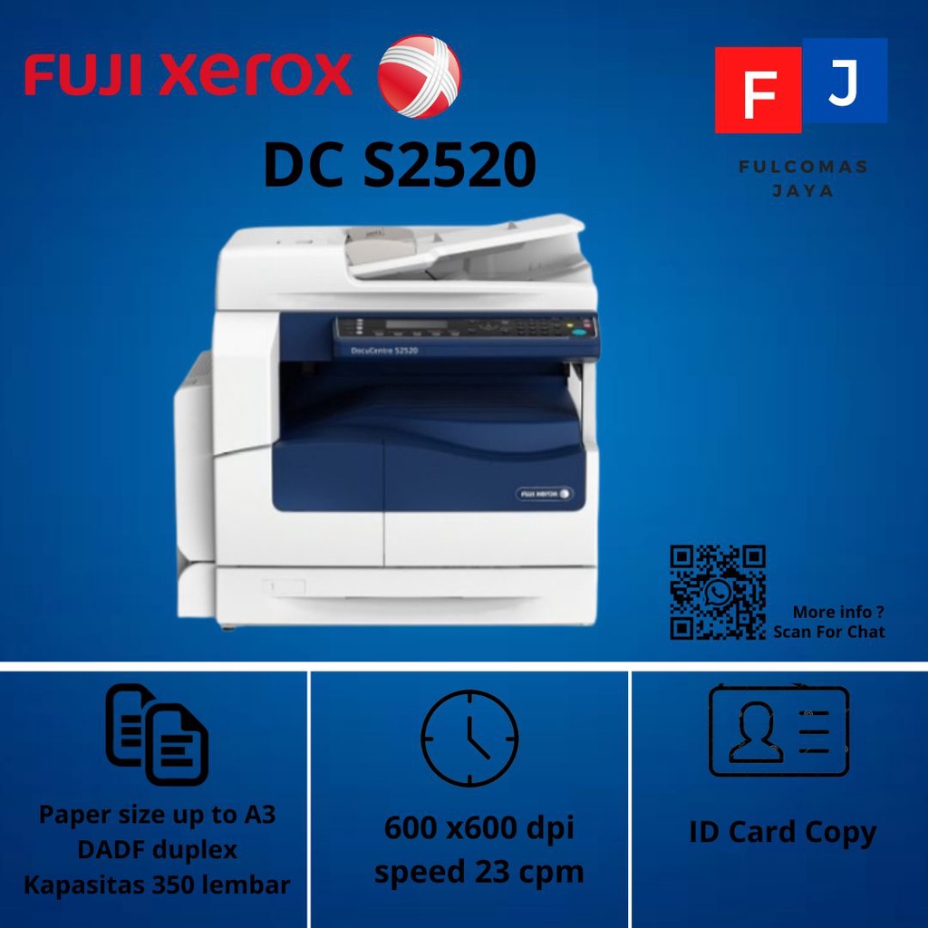 Jual Mesin Fotocopy FUJI XEROX DocuCentre S2520 A3 Garansi Resmi | Shopee Indonesia