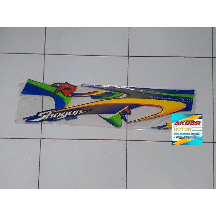 Jual Striping Sticker Lis Suzuki Shogun New 110 2000 2001 Biru | Shopee ...
