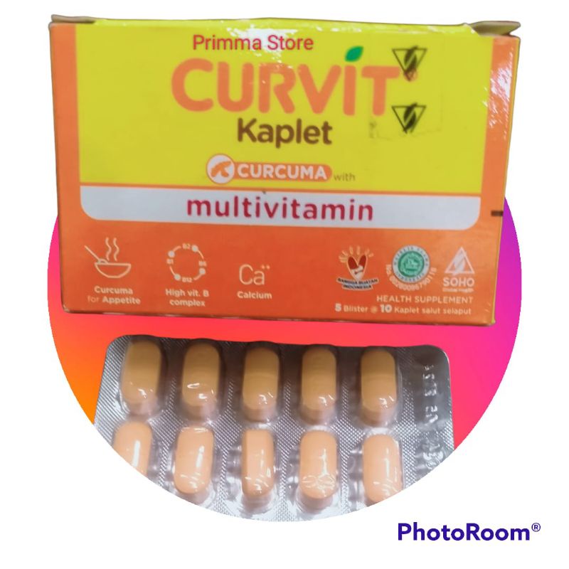 Jual CURVIT 10 tablet ~ Suplemen vitamin untuk meningkatkan nafsu makan ...