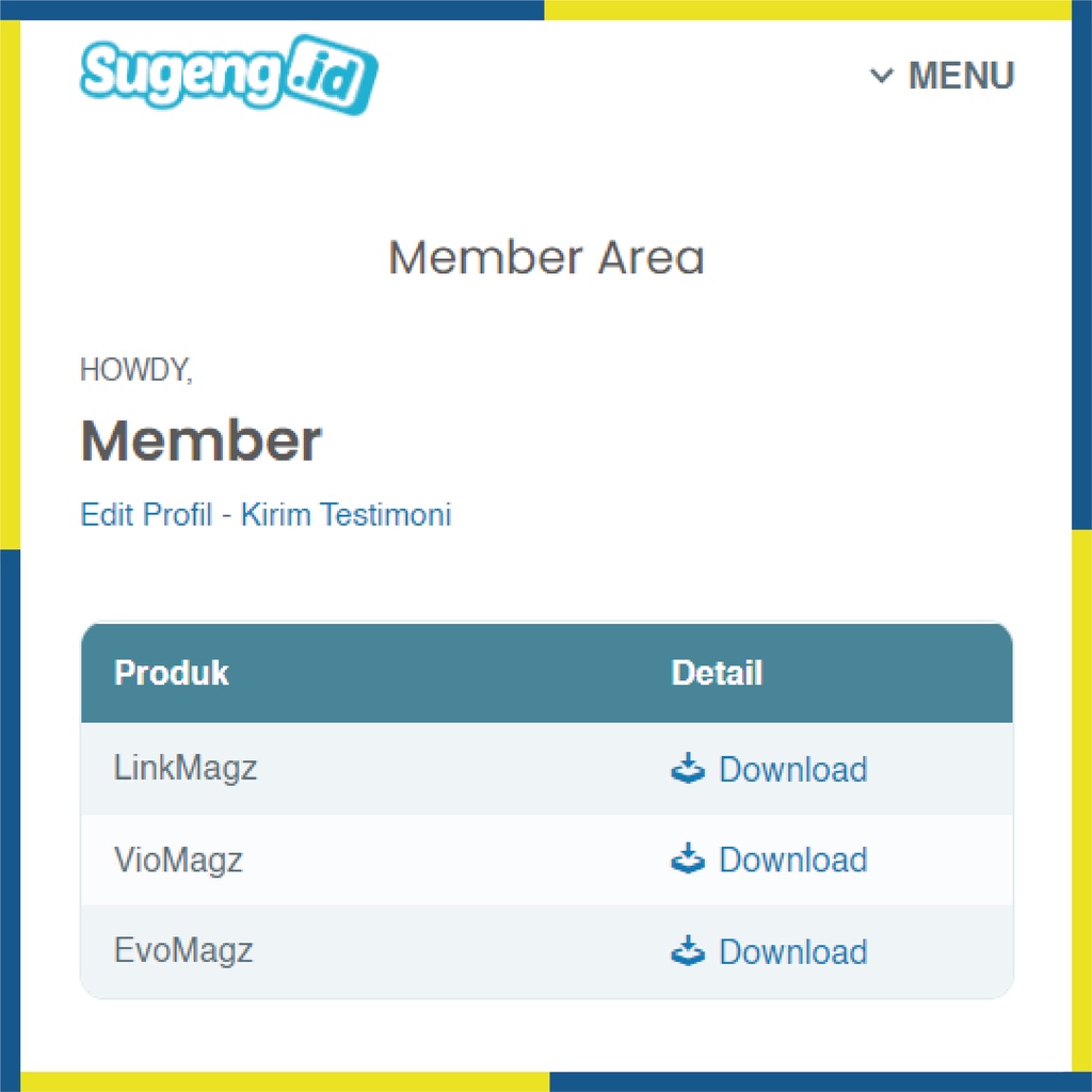 Jual Template Blogger Wuzz Kutoko Linkmagz Viomagz Evomagz | Shopee ...
