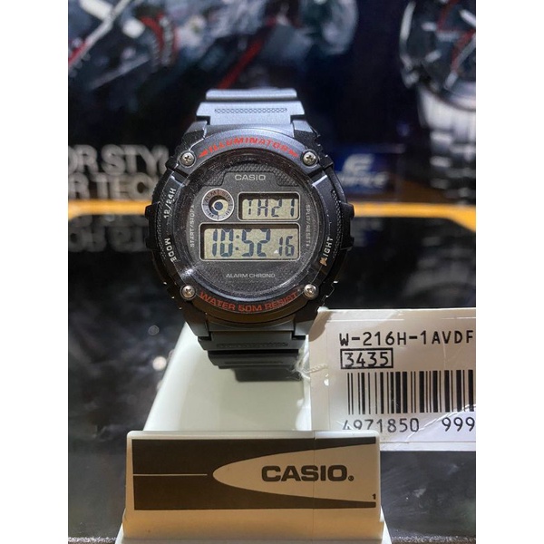 Jual Jam tangan CASIO W-216H-1A | Shopee Indonesia