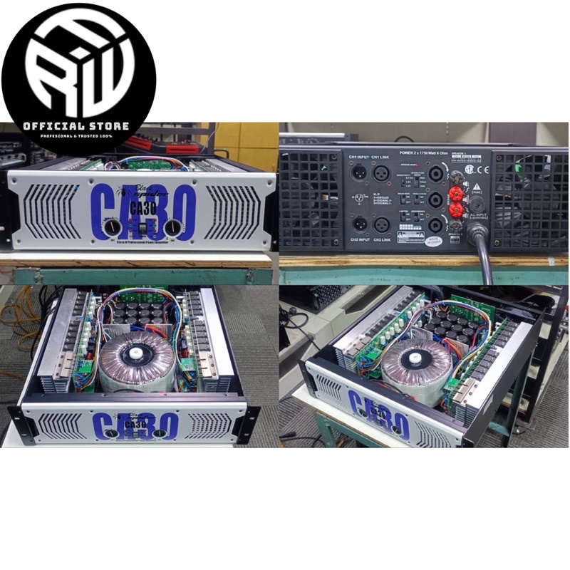 Jual POWER AMPLIFIER BLACK SPIDER CA 30 / CA30 / CA-30 (ORIGINAL) 1750W ...