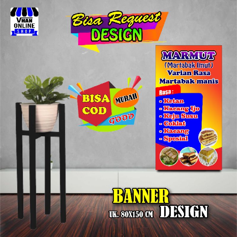 Jual Spanduk Banner Martabak Mini, Martabak Manis, Keren Murah | Shopee ...