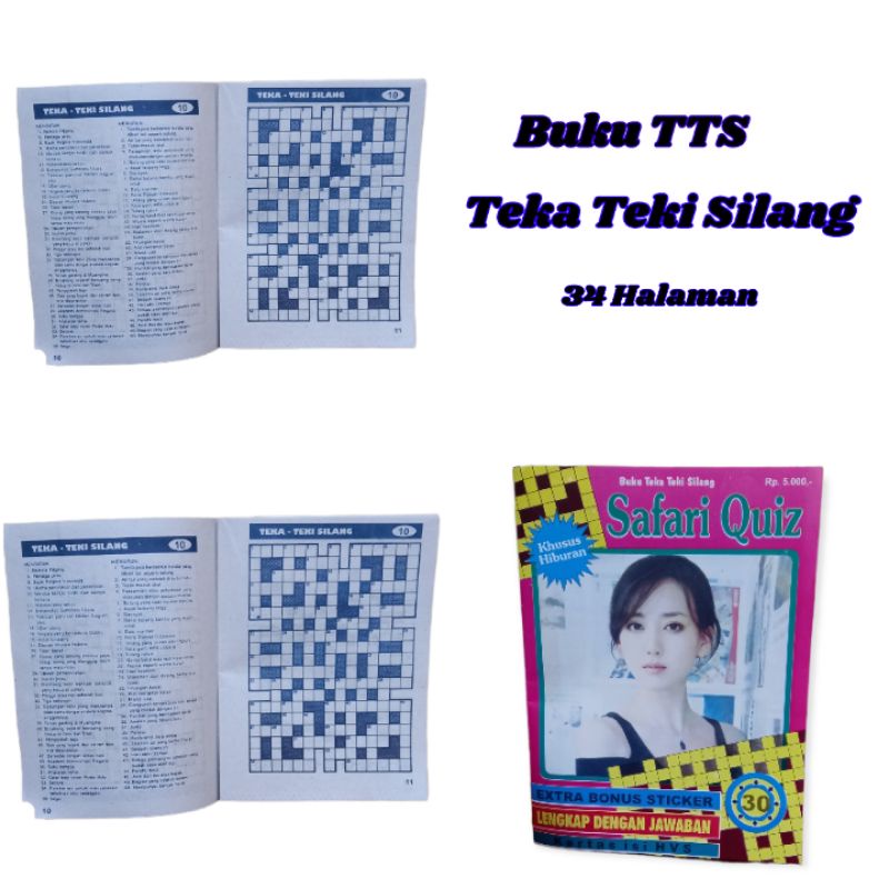 Jual BUKU TTS TEKA TEKI SILANG JADUL | Shopee Indonesia
