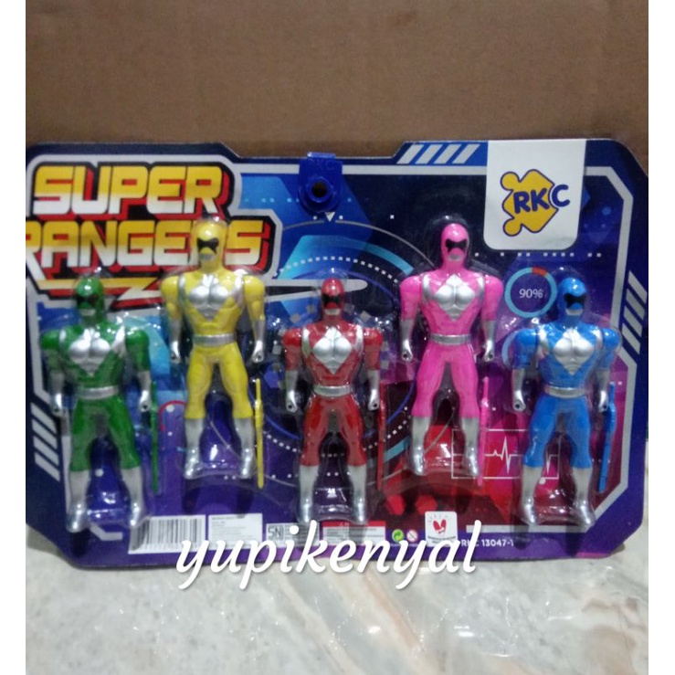 Jual MAINAN POWER RANGER 5 PCS | Shopee Indonesia