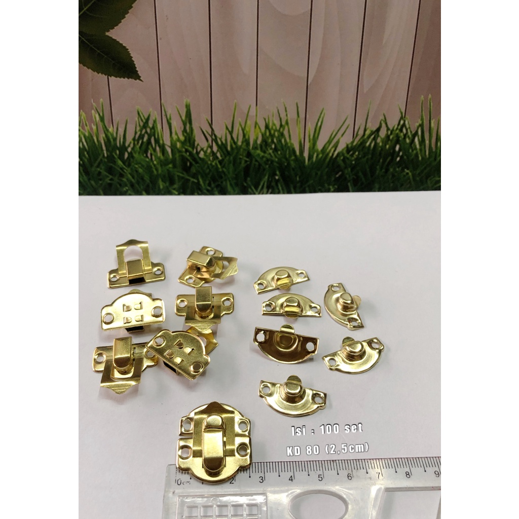 Jual Kunci dus key hook/pengait kotak box-(1pak:100set) | Shopee Indonesia