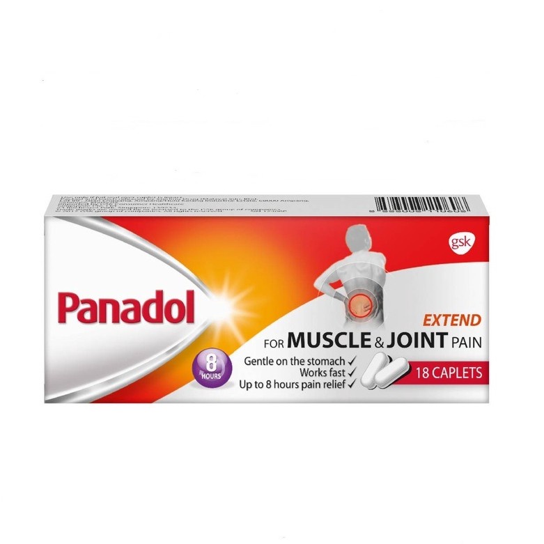 Jual Panadol Extend For Muscle & Joint Pain (18 Caplets) | Shopee Indonesia