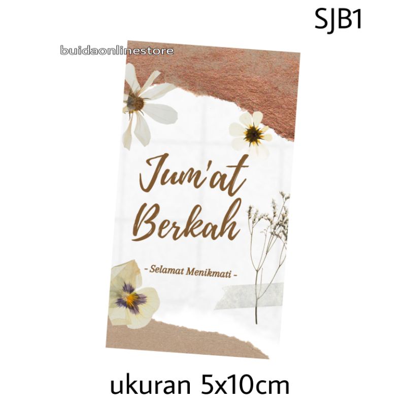 Jual Stiker Jum'at Berkah Sticker Jumat Berkah Label Selamat Menikmati ...