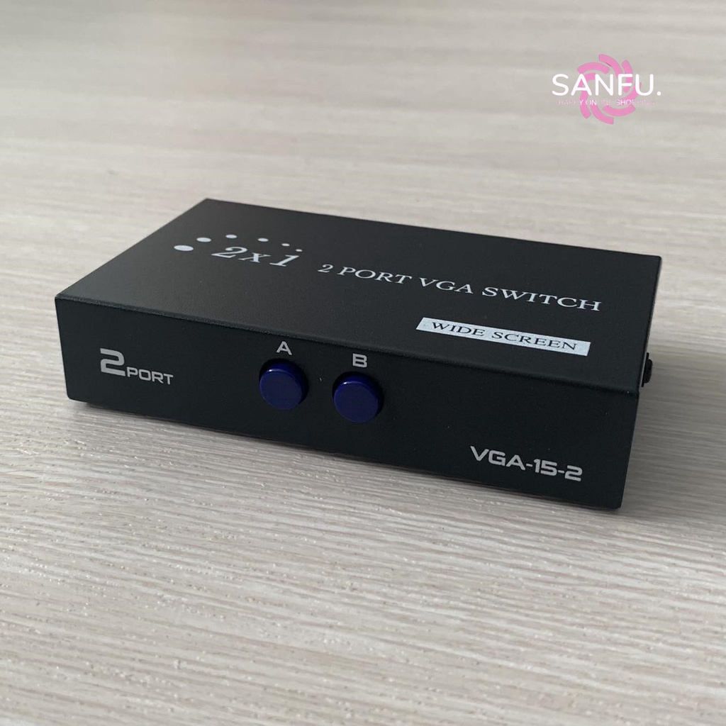 Jual VGA SWITCH 2 PORTS converter (2pc input,1moniotr output)# VGA ...