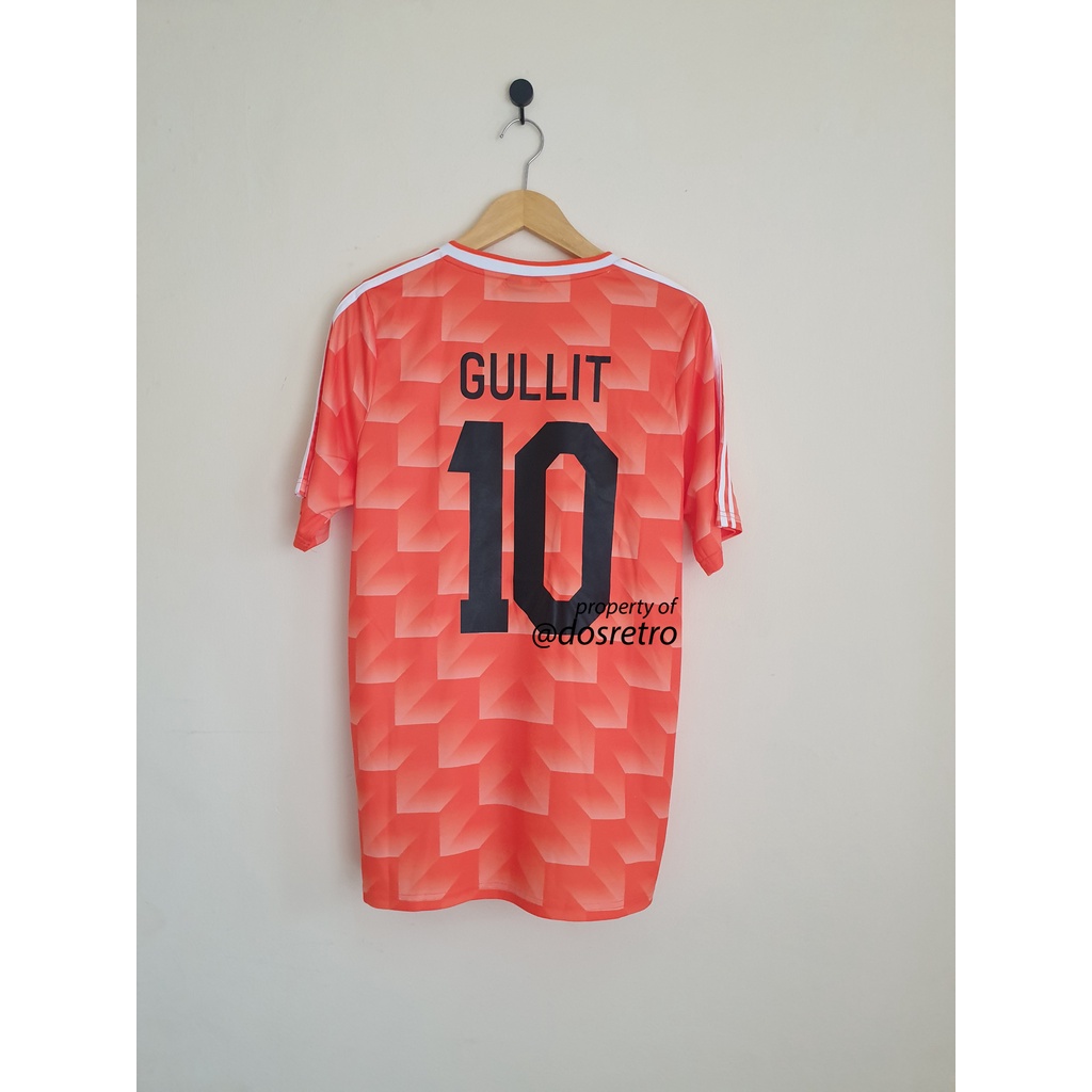 Jual Jersey Retro Belanda Home Euro 1988 Gullit | Shopee Indonesia